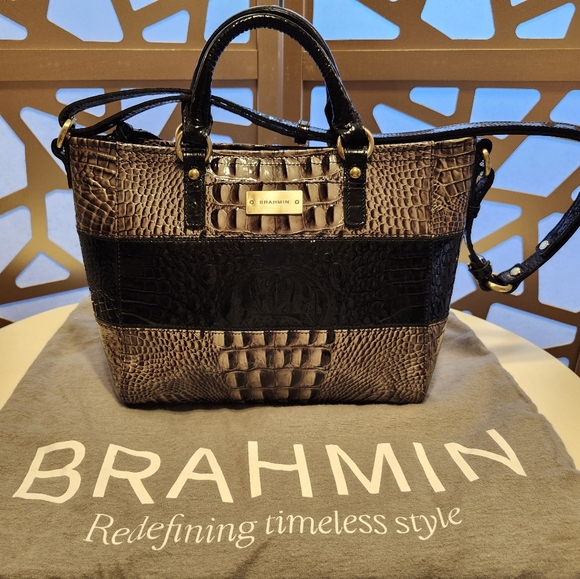 Brahmin | Bags | Brahmin Black Tote | Poshmark